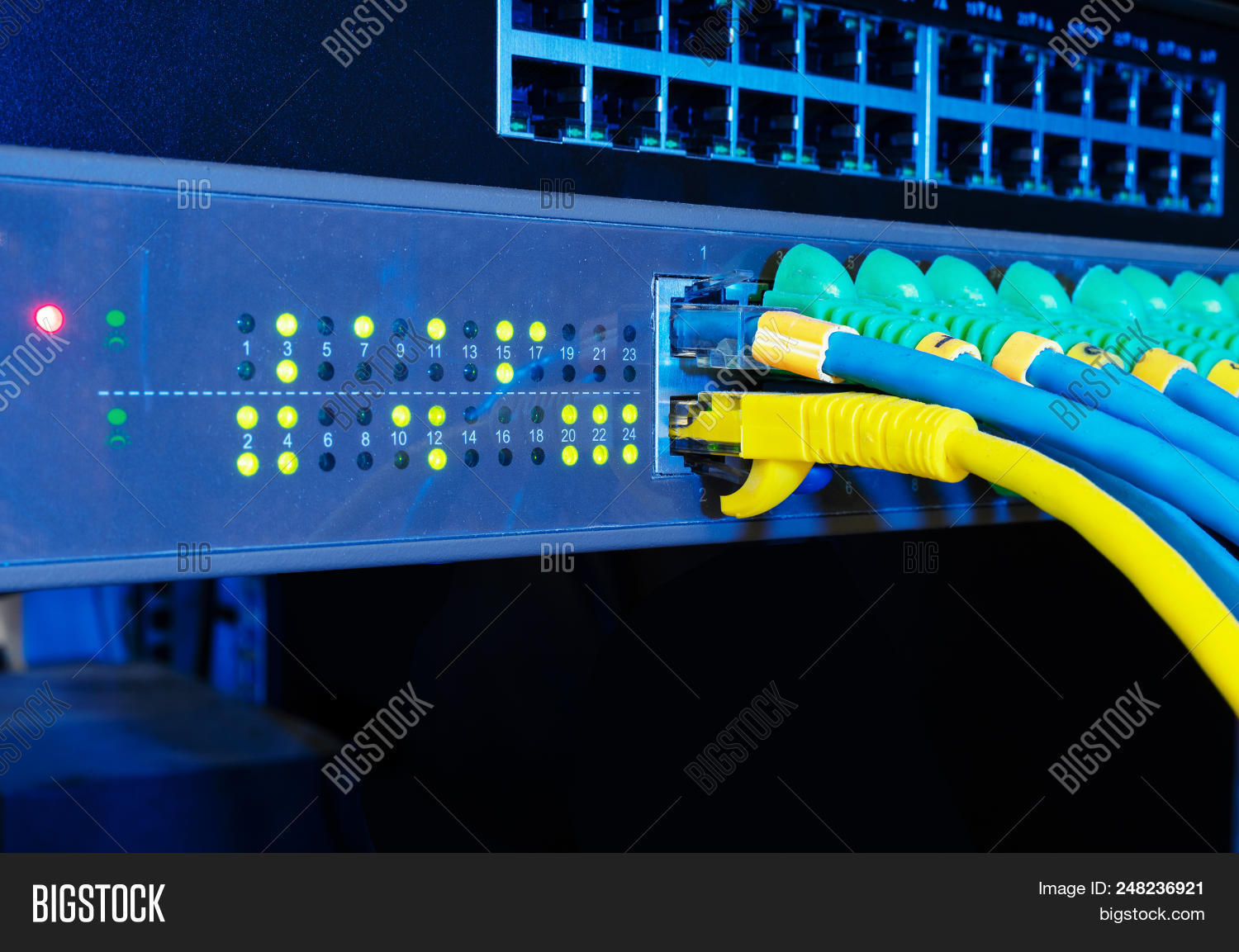 Network Server Panel Image & Photo (Free Trial) | Bigstock