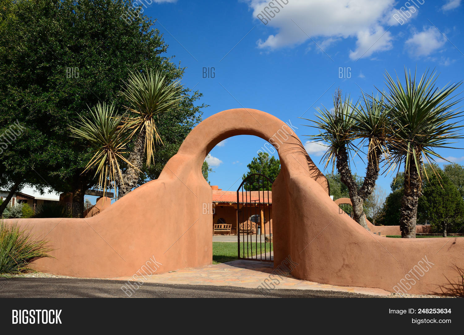 Adobe Wall Gate Image & Photo (Free Trial) | Bigstock