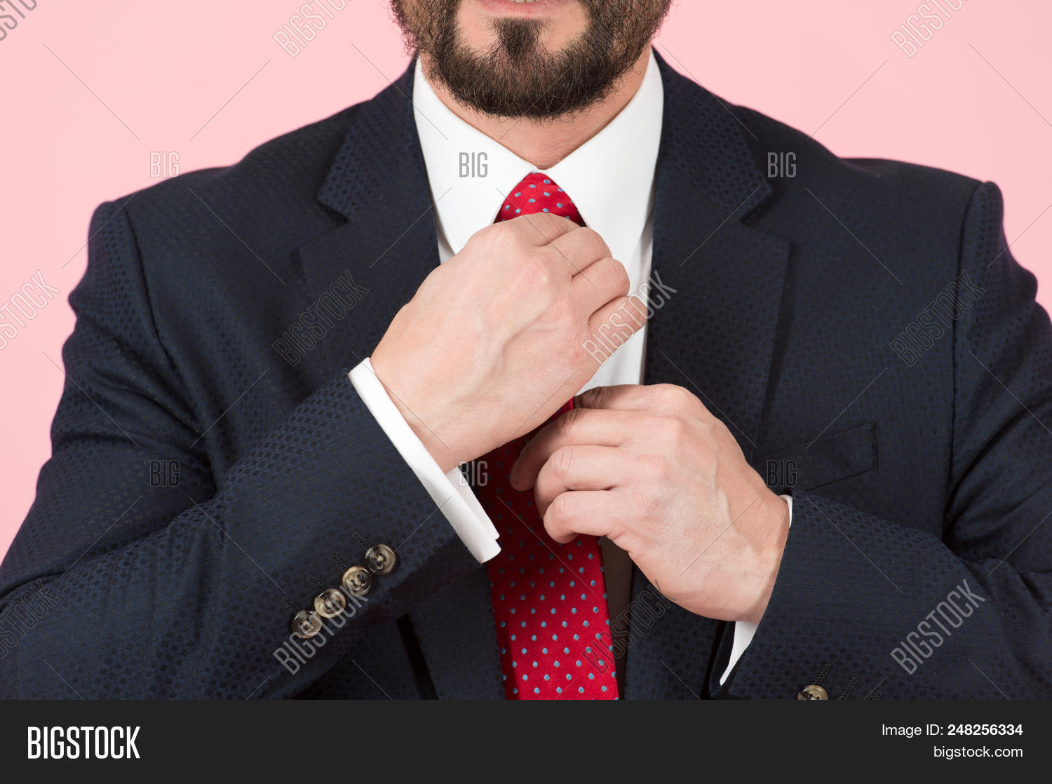 Close- Hands Adjusting Image & Photo (Free Trial) | Bigstock