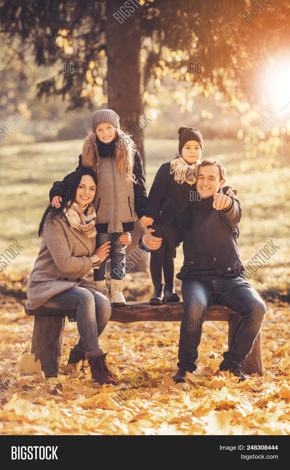 Young Family Four Have Image & Photo (Free Trial) | Bigstock