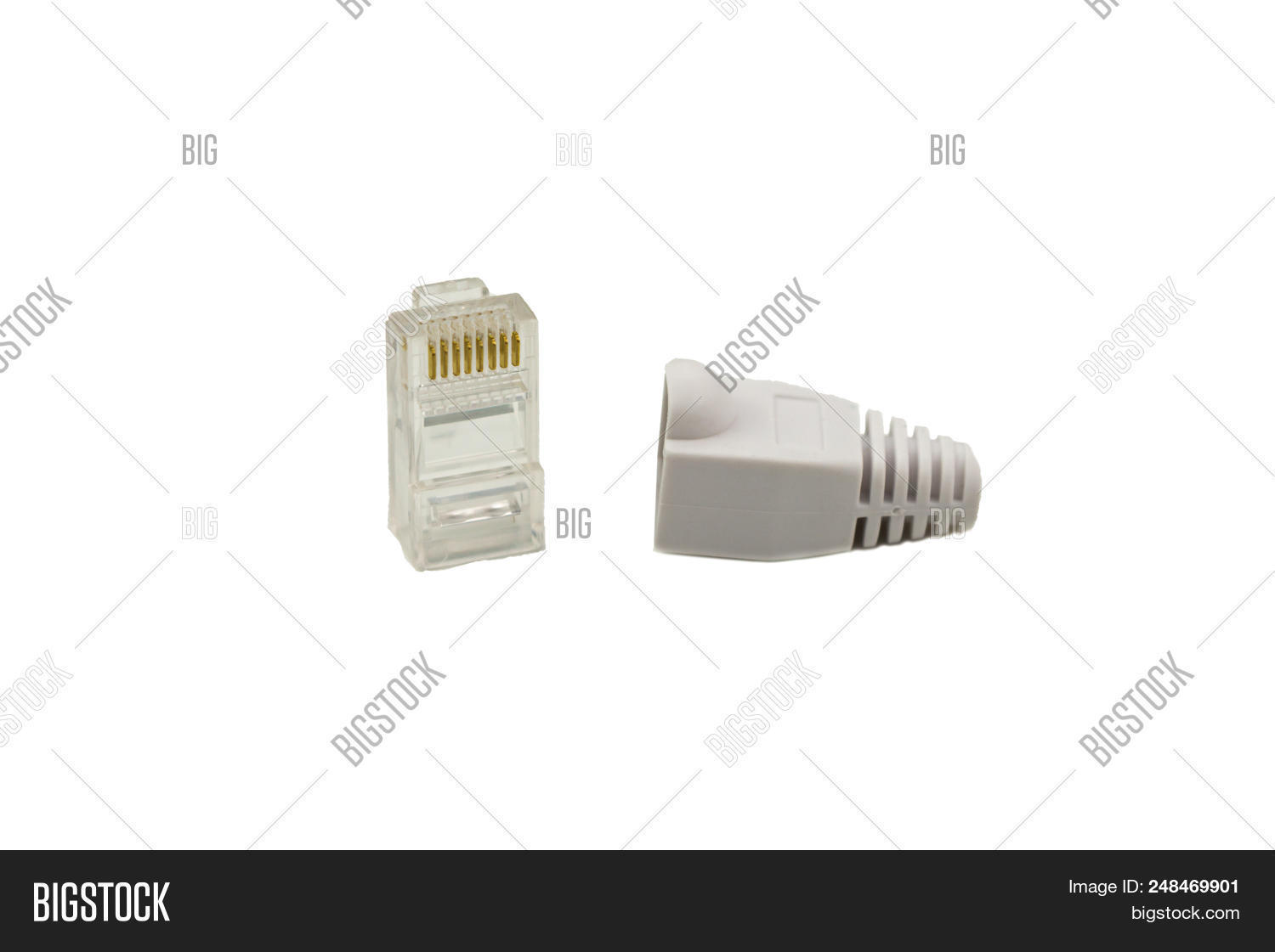Rj-45 Lan Connector Image & Photo (Free Trial) | Bigstock