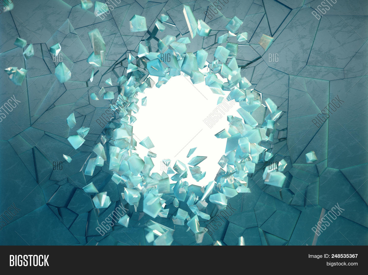 3d Illustration Wall Image & Photo (Free Trial) | Bigstock
