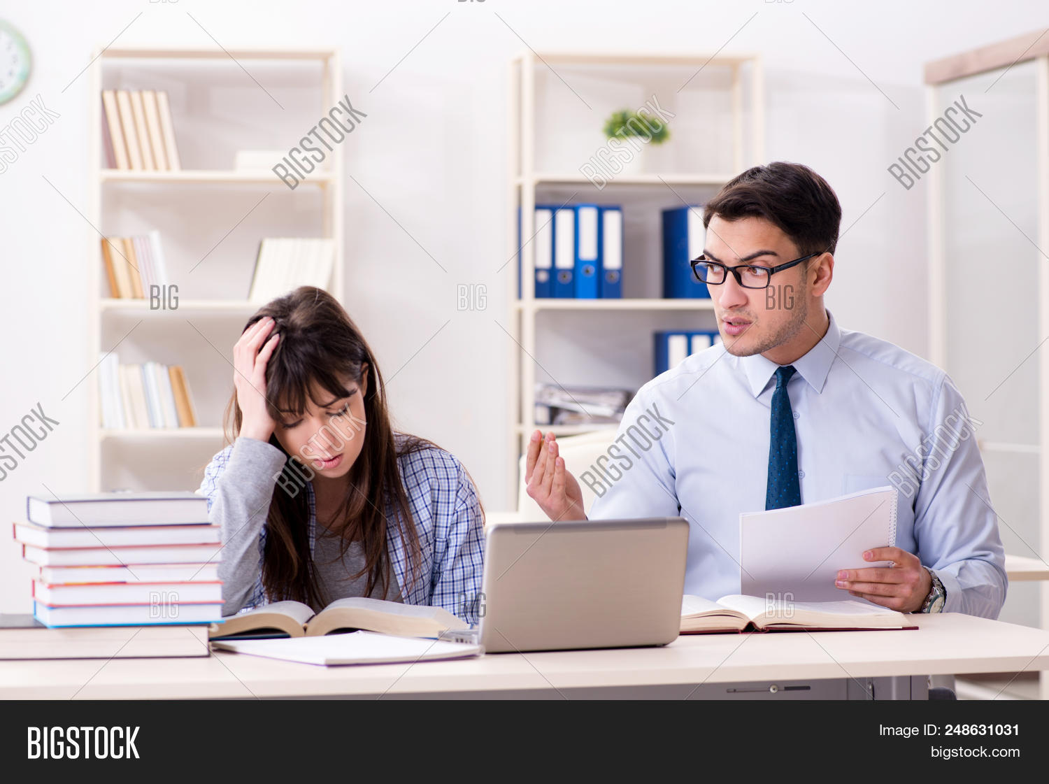 Male Lecturer Giving Image & Photo (Free Trial) | Bigstock