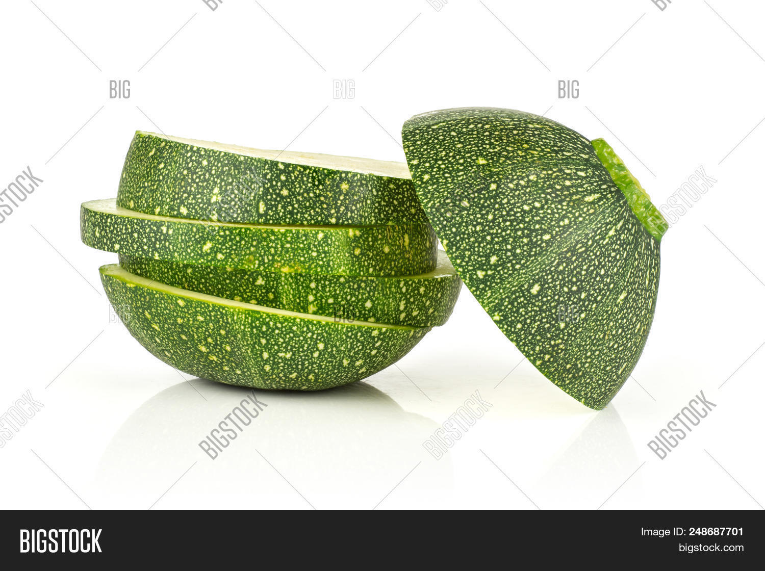 Sliced Round Zucchini Image & Photo (Free Trial) | Bigstock