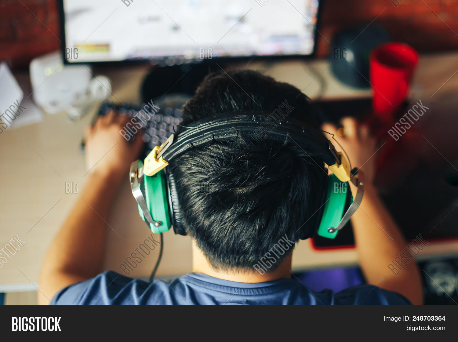 Young Man Playing Game Image & Photo (Free Trial) | Bigstock