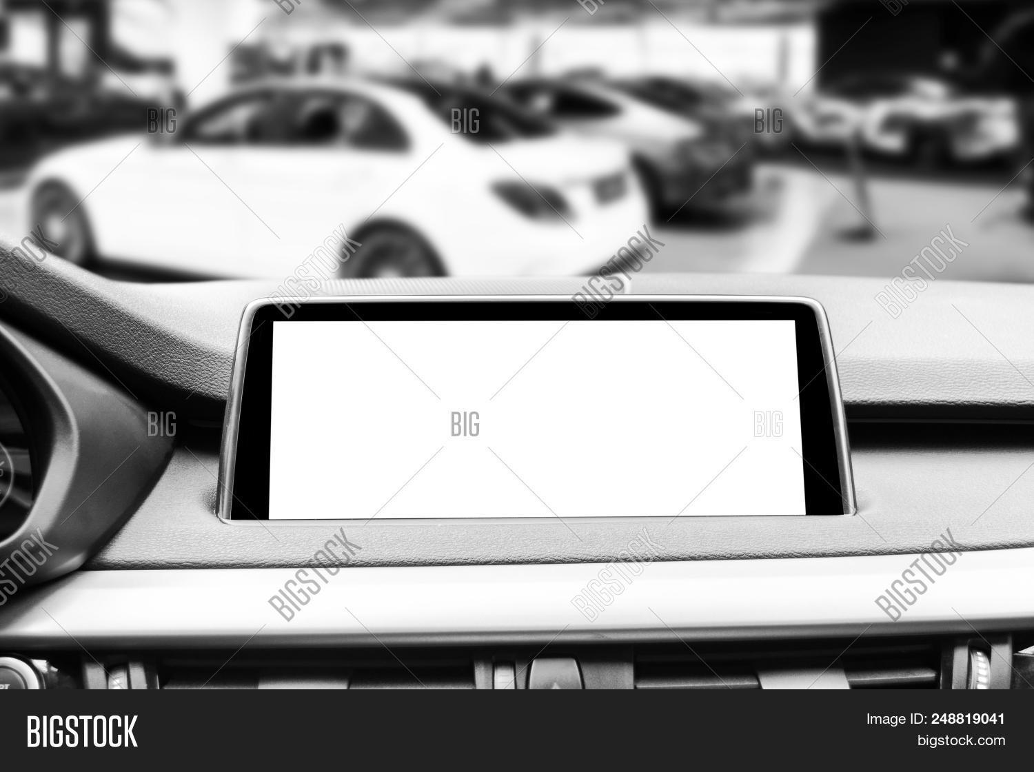 Monitor Car Isolated Image & Photo (Free Trial) | Bigstock