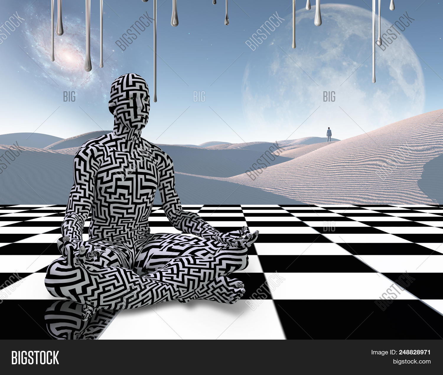 Surrealism. Man Maze Image & Photo (Free Trial) | Bigstock