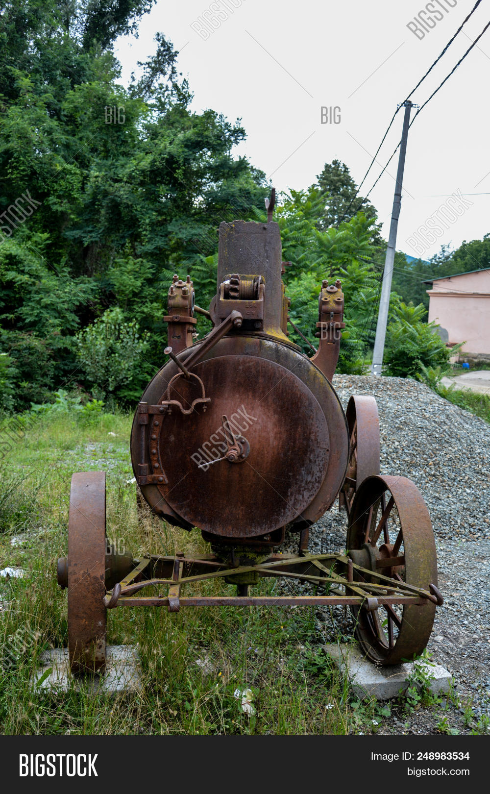 Old Rustic Steam Train Image & Photo (Free Trial) | Bigstock