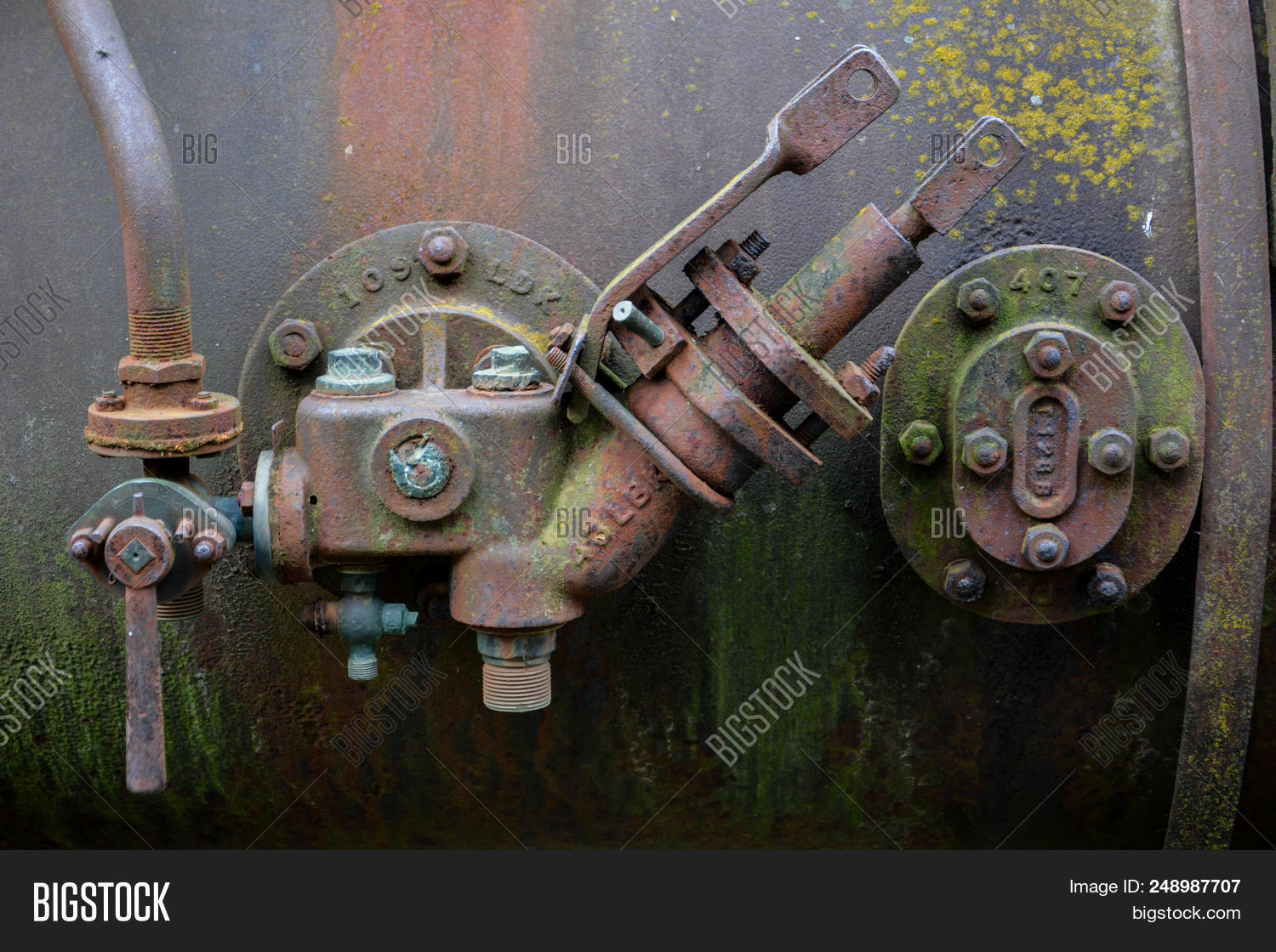 Old Rustic Steam Train Image & Photo (Free Trial) | Bigstock