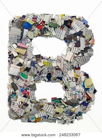 Letters Made Newspaper Image & Photo (Free Trial) | Bigstock