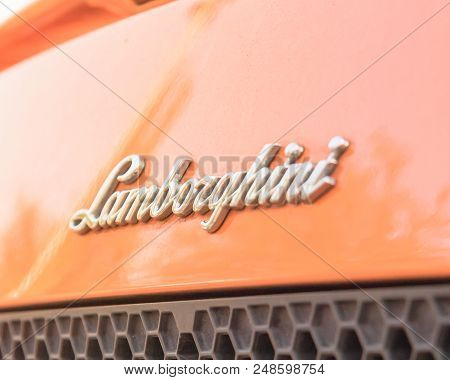 Lamborghini Text Logo Image & Photo (Free Trial) | Bigstock