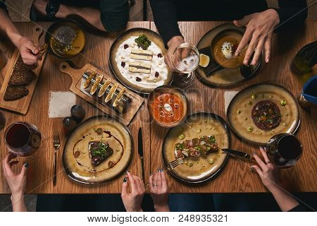 View From Above Table With Food Images, Illustrations & Vectors (Free ...