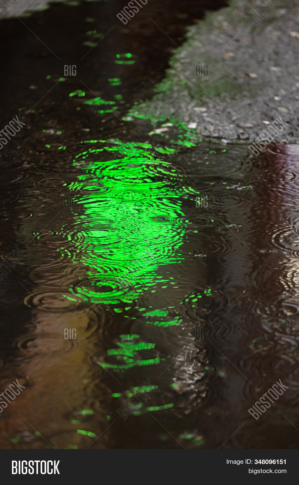 Rainy Day. Puddle Image & Photo (Free Trial) | Bigstock