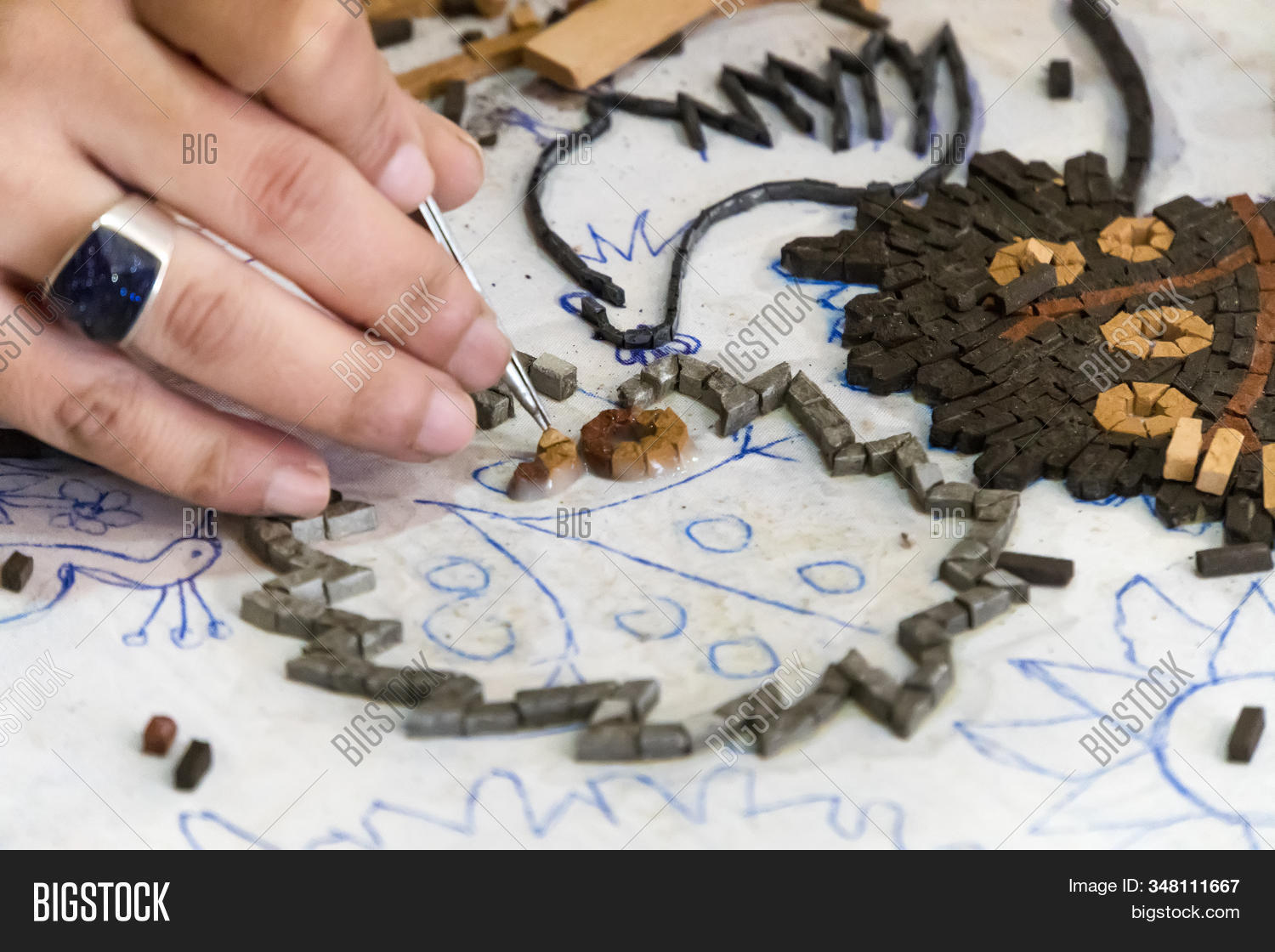 Artist, Mosaic Tools, Image & Photo (Free Trial) | Bigstock