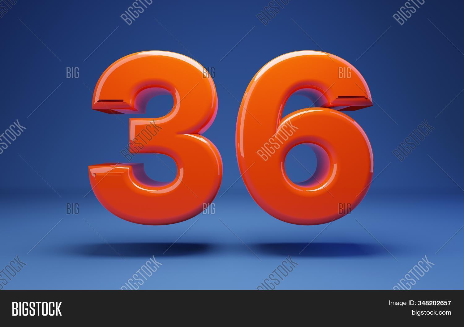 Lush Lava 3d Number 36 Image & Photo (Free Trial) | Bigstock