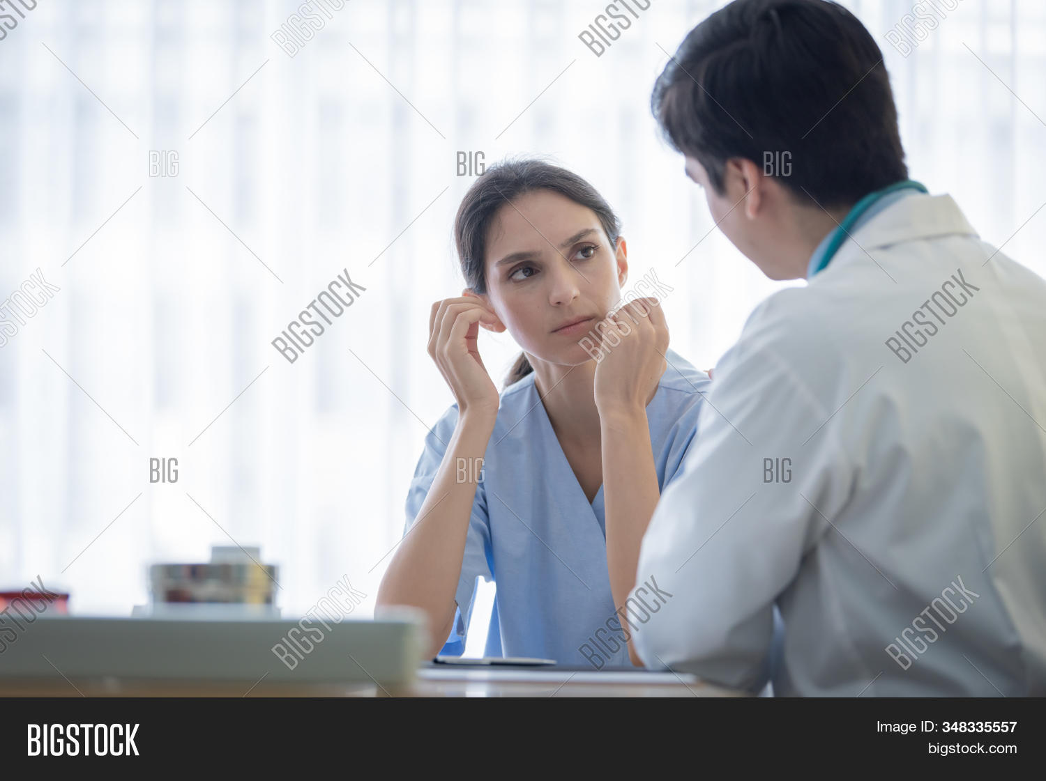 Doctor Takes Care Sick Image & Photo (Free Trial) | Bigstock