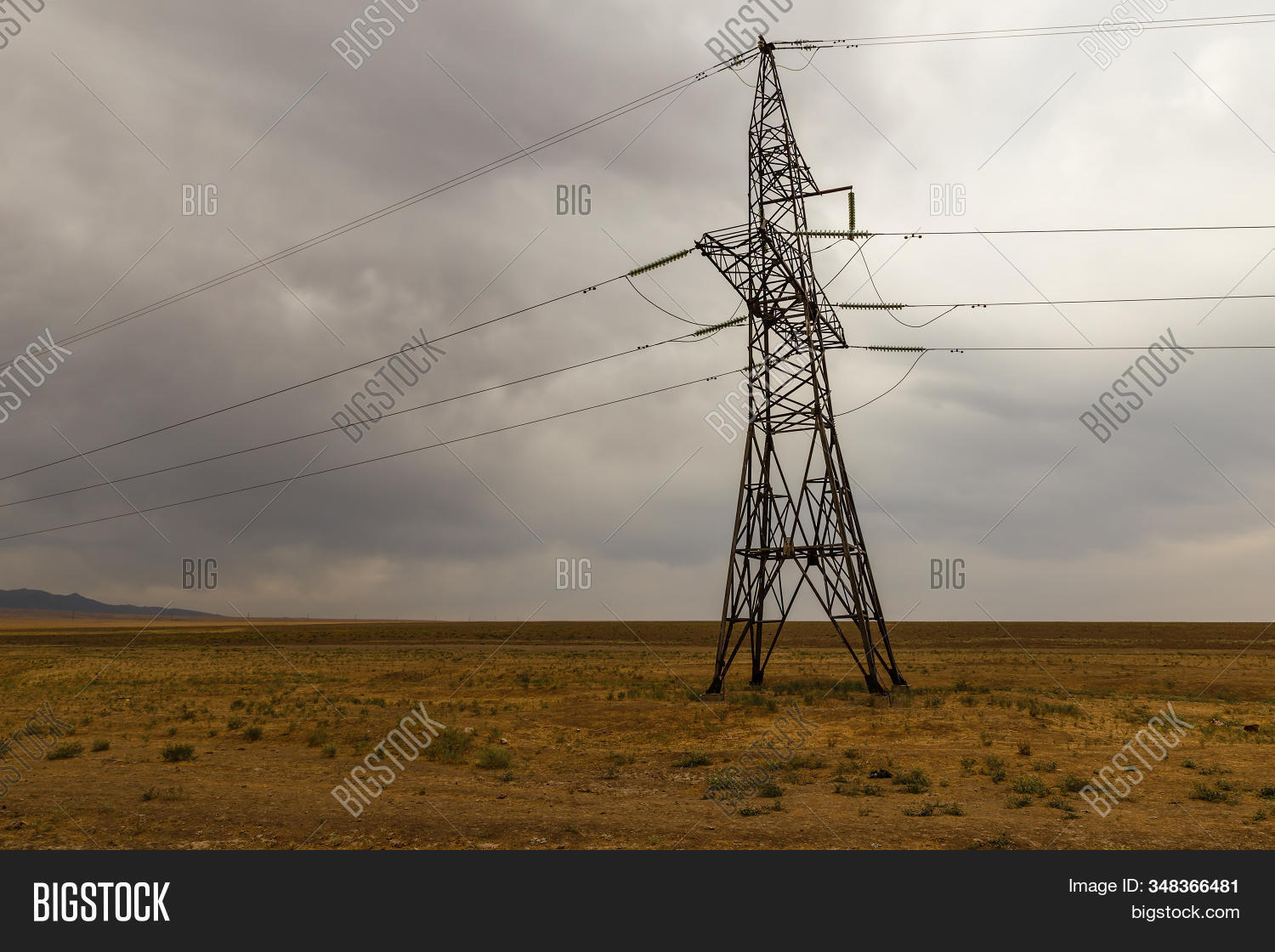 Power Line Support Image & Photo (Free Trial) | Bigstock