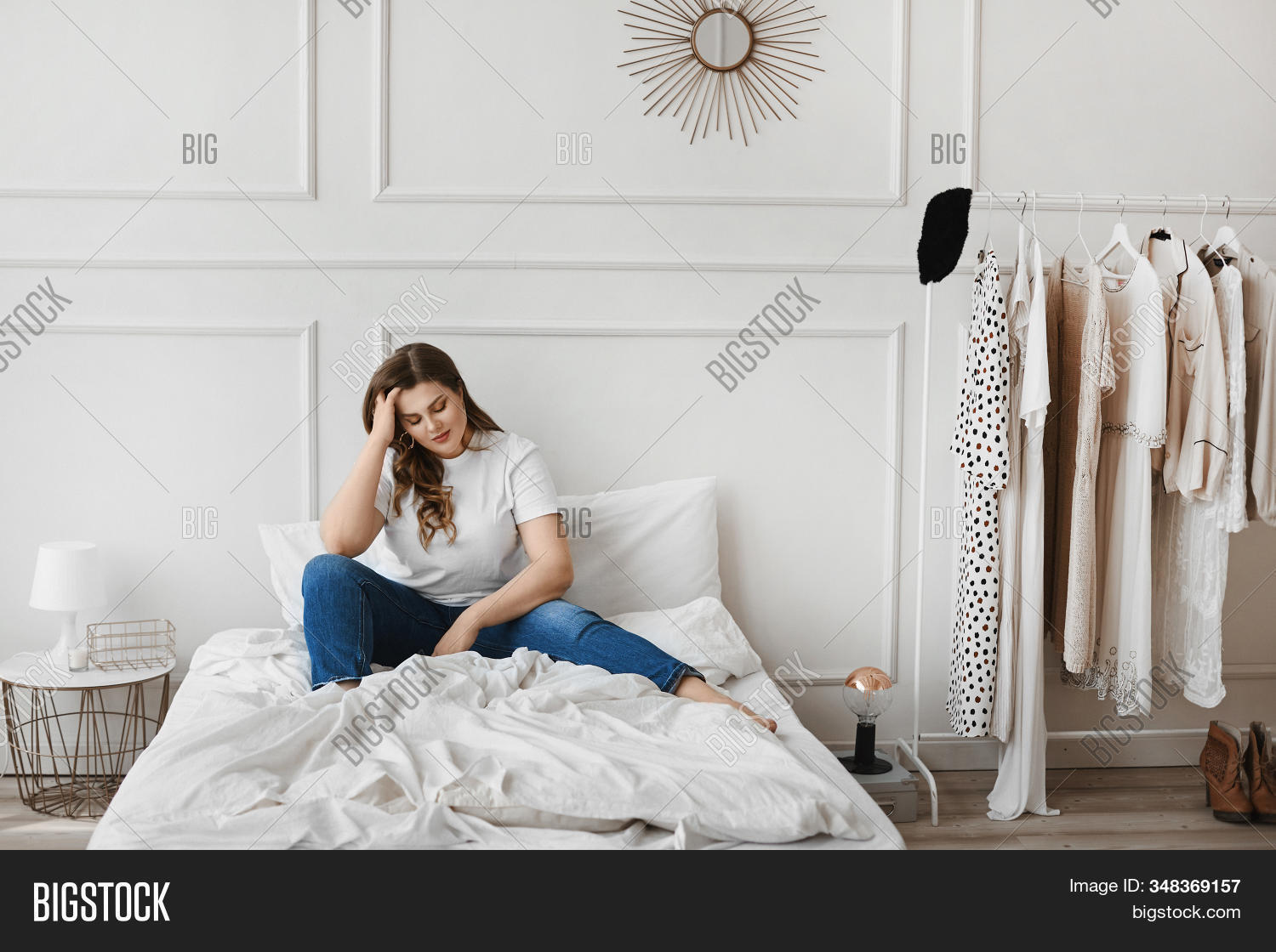 Plus Size Model Girl Image And Photo Free Trial Bigstock