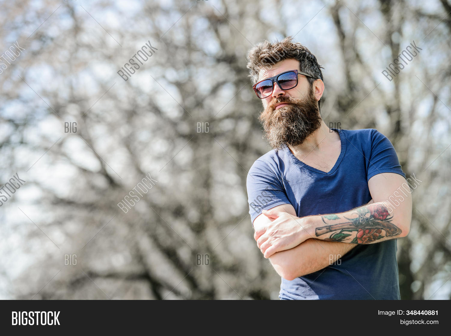 Bearded Man Wear Image & Photo (Free Trial) | Bigstock