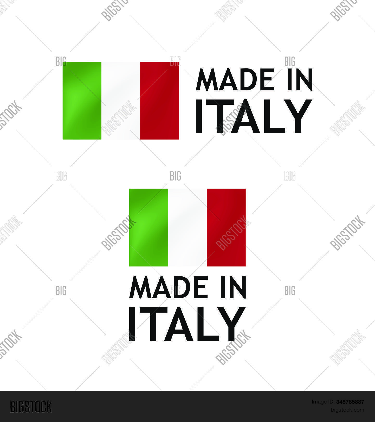 Made Italy Label, Vector & Photo (Free Trial) | Bigstock