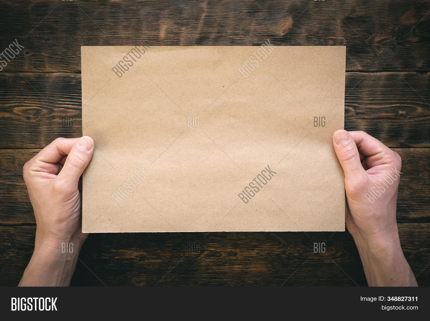 Blank Brown Paper Page Image & Photo (Free Trial) | Bigstock