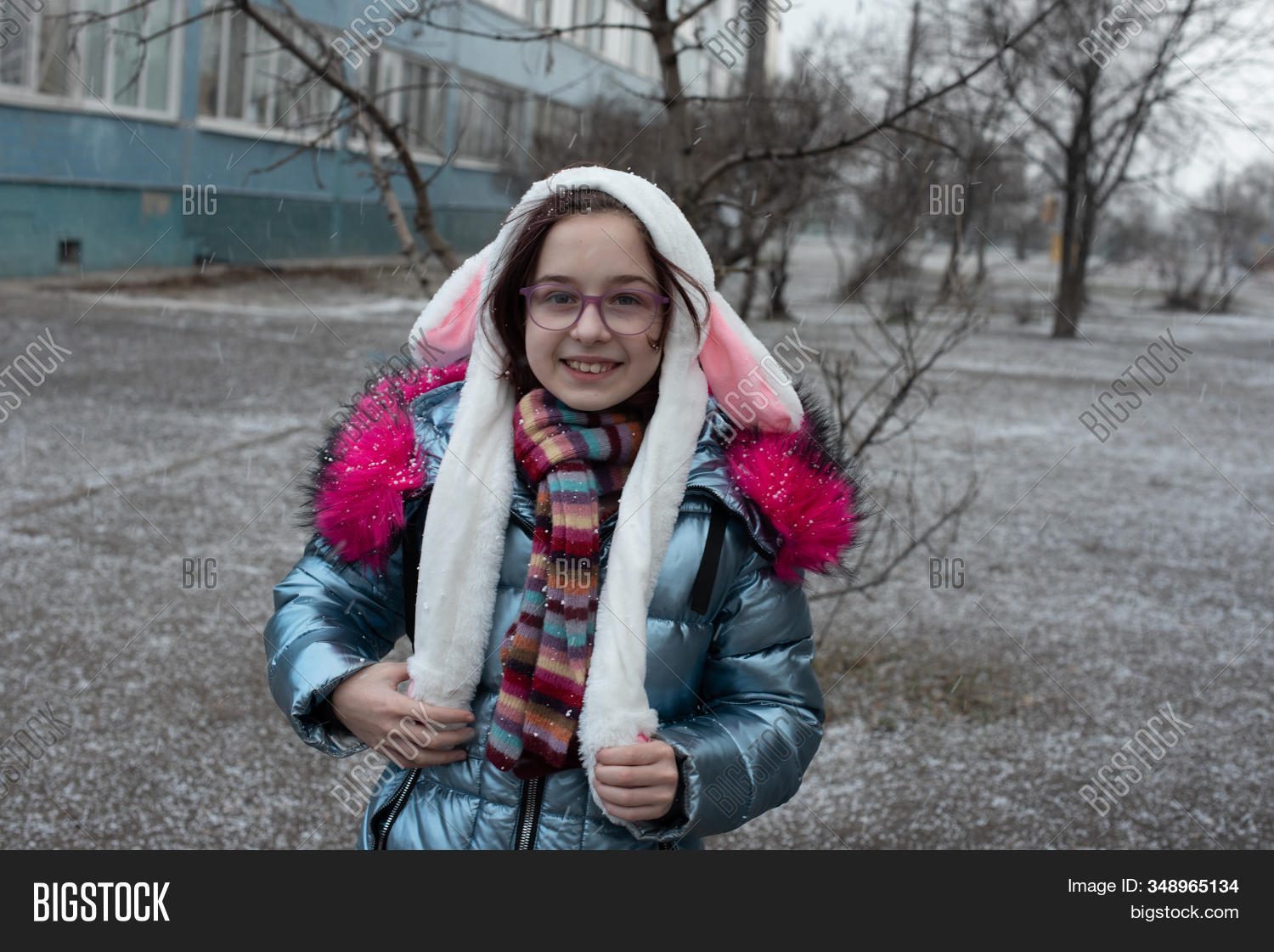 Cute Little Girl Hood Image & Photo (Free Trial) | Bigstock
