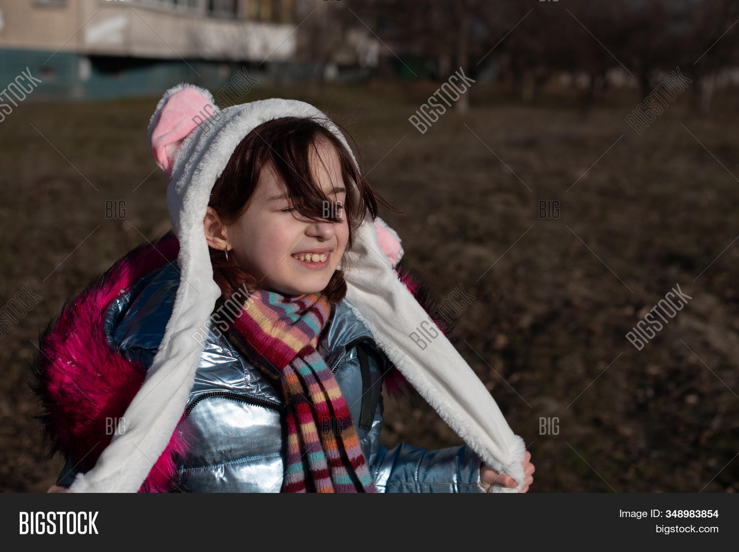 Cute Little Girl Hood Image & Photo (Free Trial) | Bigstock