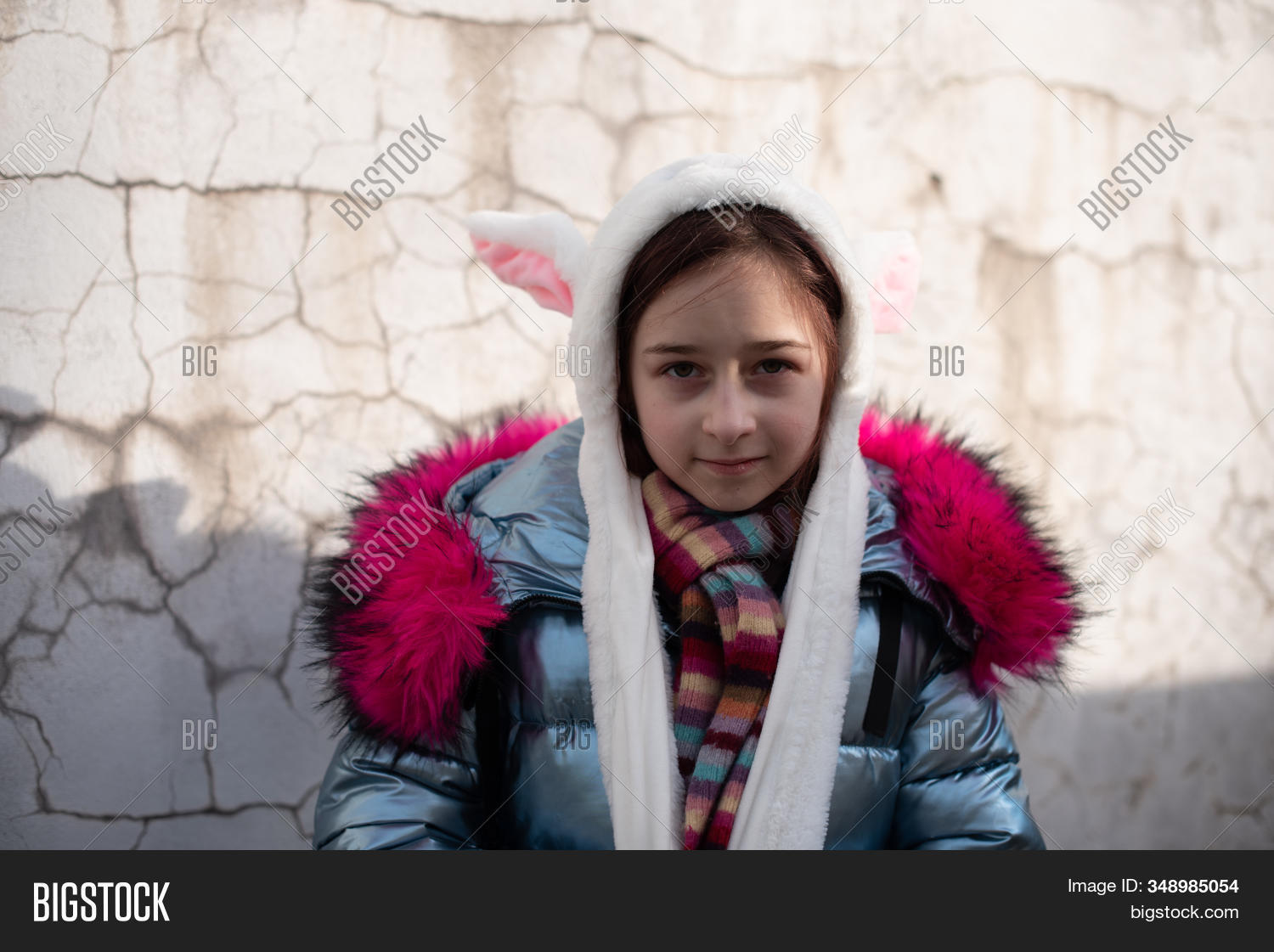 Cute Little Girl Hood Image & Photo (Free Trial) | Bigstock