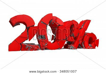 Number 20 Red Isolated Image & Photo (Free Trial) | Bigstock