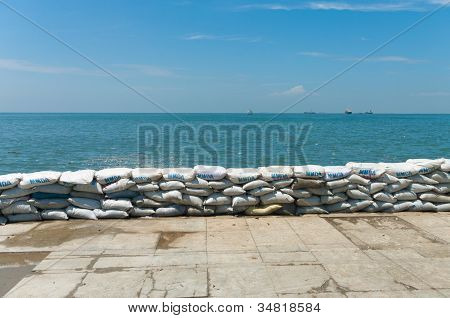 Wall Sandbags Image & Photo (Free Trial) | Bigstock