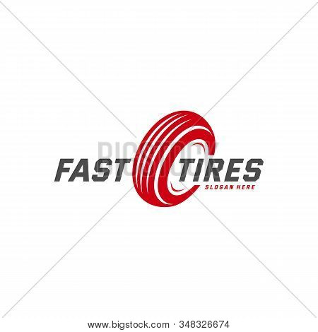 Fast Tire Logo Vector Vector & Photo (Free Trial) | Bigstock