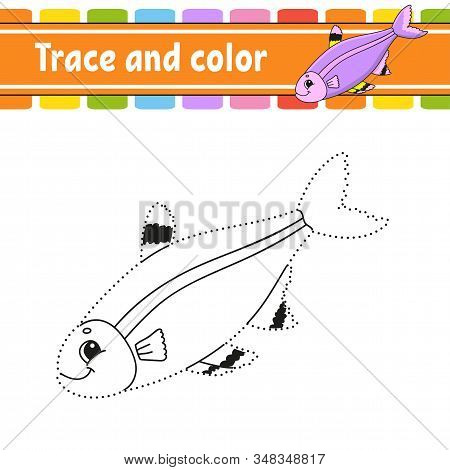 Trace Color. Fish. Vector & Photo (Free Trial) | Bigstock