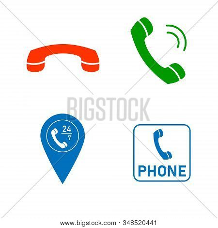 Call Icon Vector Set Vector & Photo (Free Trial) | Bigstock
