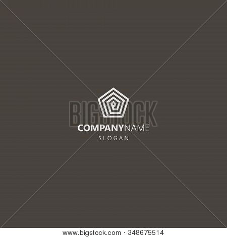 White Logo On Black Vector & Photo (Free Trial) | Bigstock