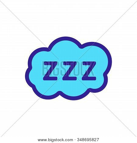 Snoring Icon Vector. Vector & Photo (Free Trial) | Bigstock