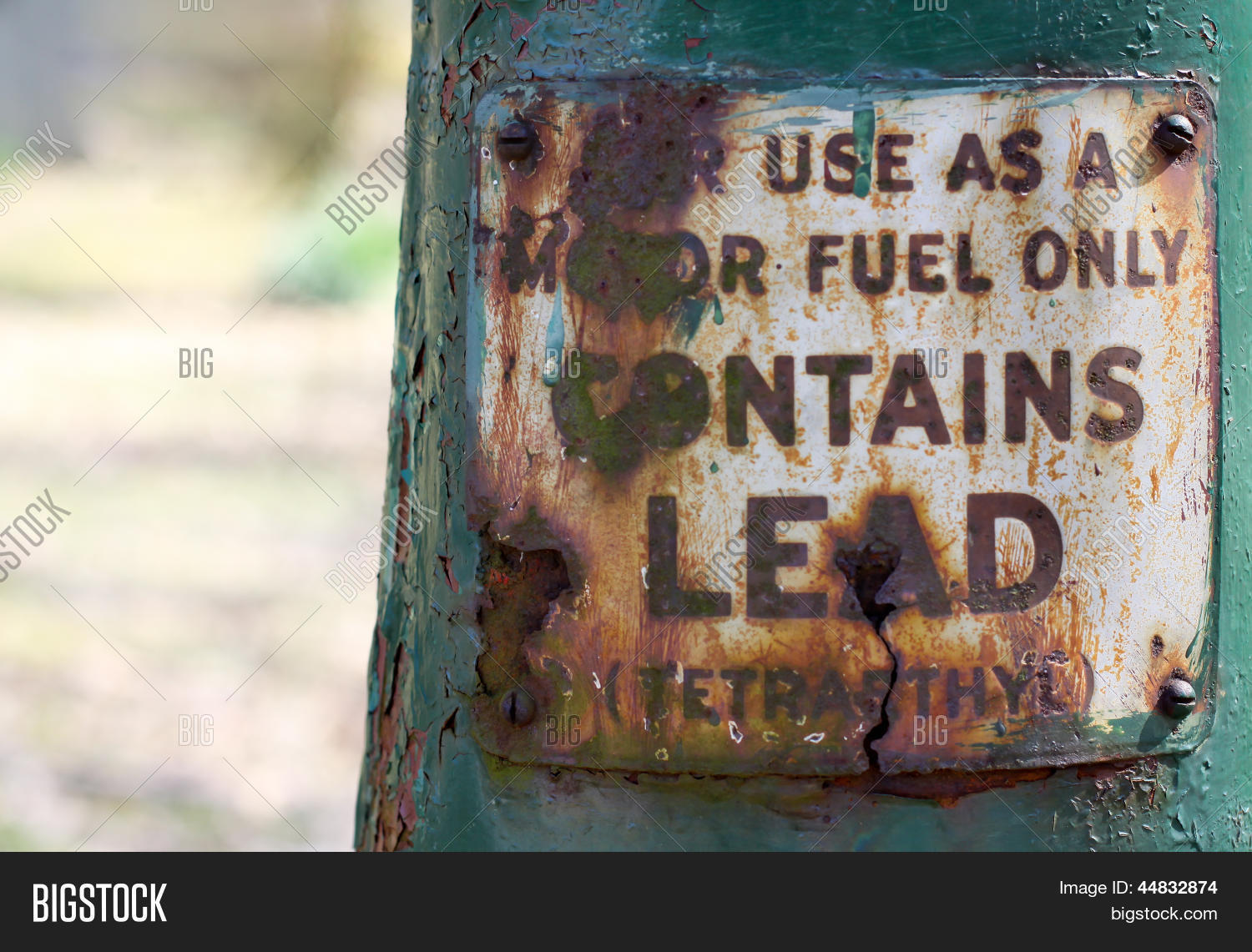 Vintage Fuel Sign Image & Photo (Free Trial) | Bigstock