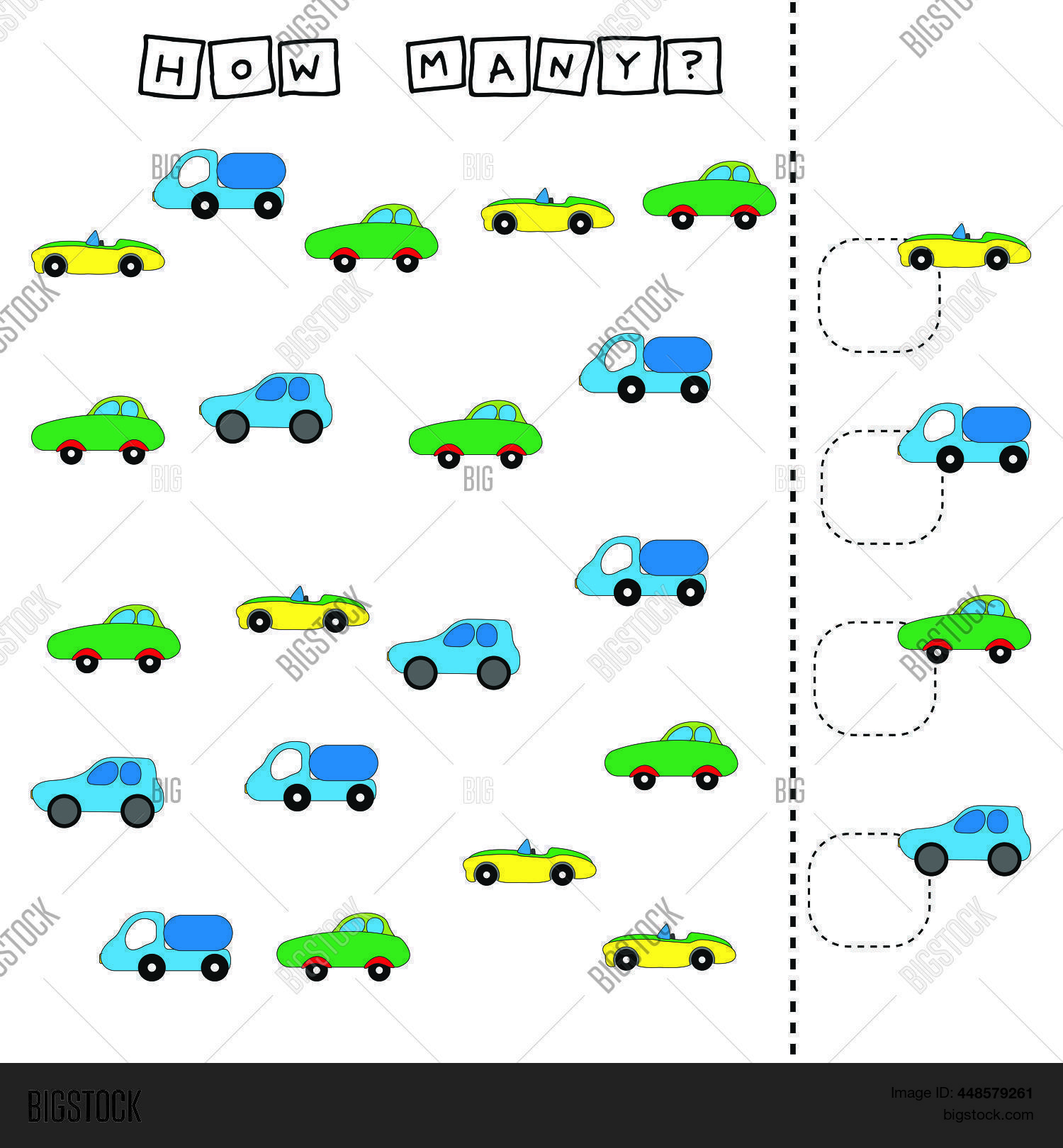 Counting Game Vector & Photo (Free Trial) | Bigstock