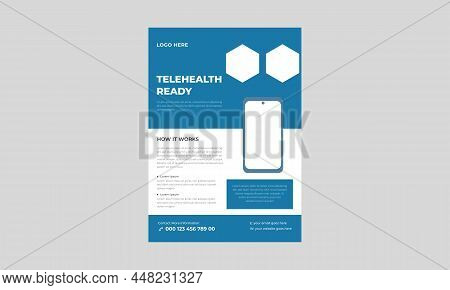 Telemedicine Flyer Vector & Photo (Free Trial) | Bigstock