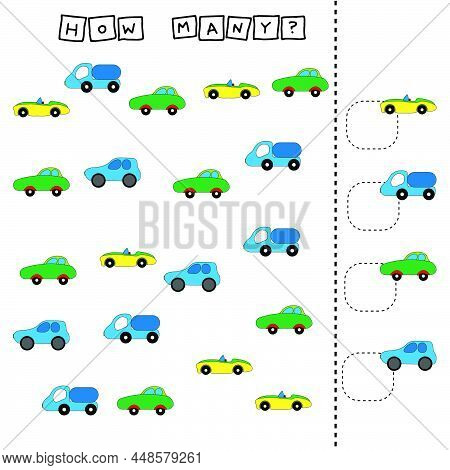 Counting Game Vector & Photo (Free Trial) | Bigstock