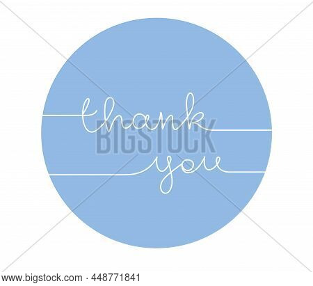 Thank You Round Vector & Photo (Free Trial) | Bigstock