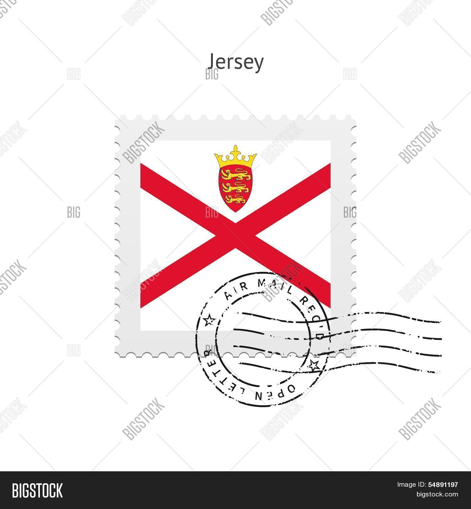 Jersey Flag Postage Vector & Photo (Free Trial) | Bigstock