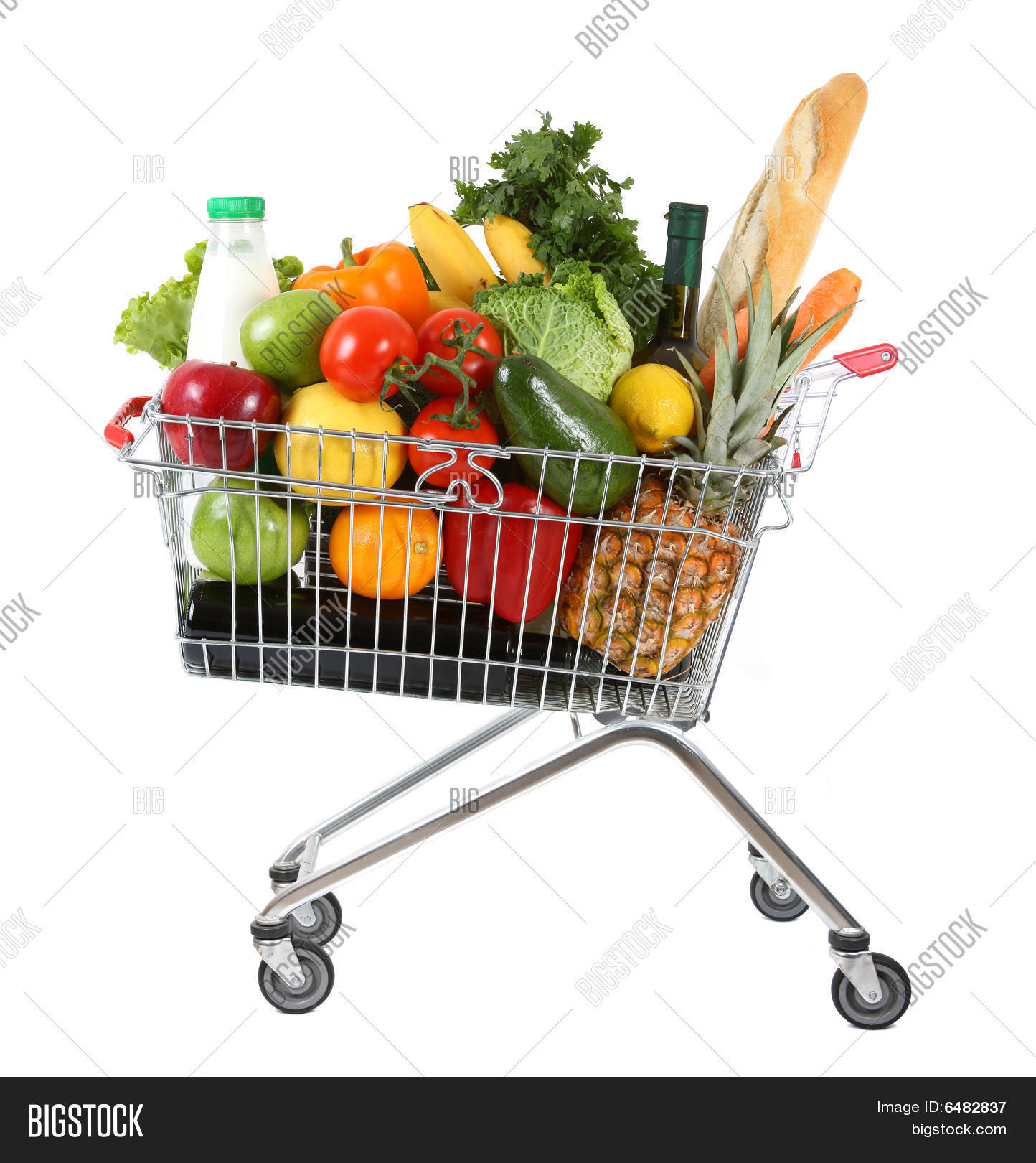 Full Shopping Trolley Image & Photo (Free Trial) | Bigstock