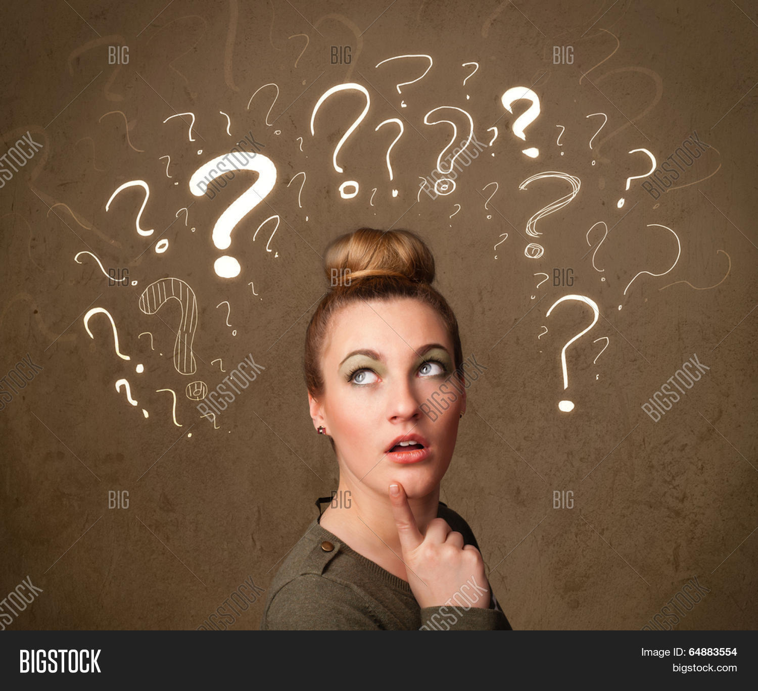 Teenage Girl Question Image & Photo (Free Trial) | Bigstock