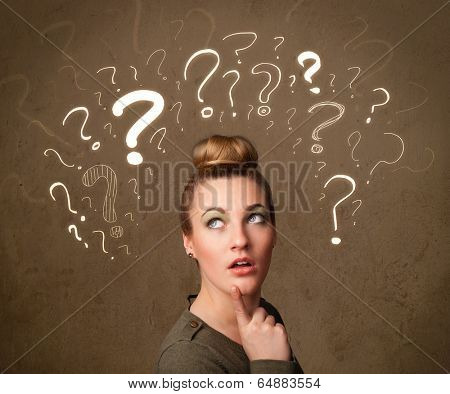 Teenage Girl Question Image & Photo (Free Trial) | Bigstock