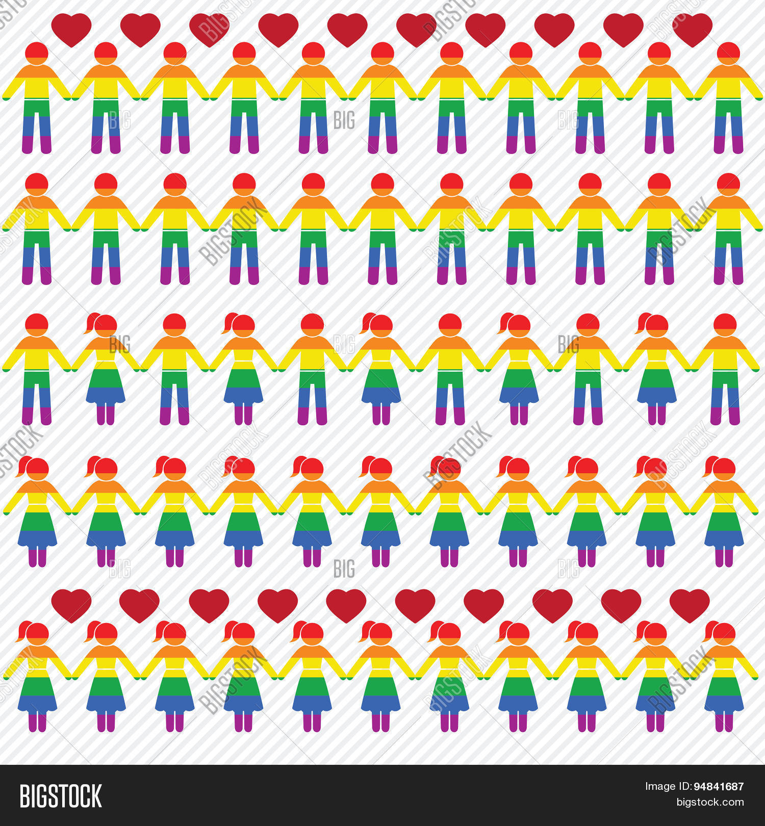 LGBT Icons Set. Vector & Photo (Free Trial) | Bigstock