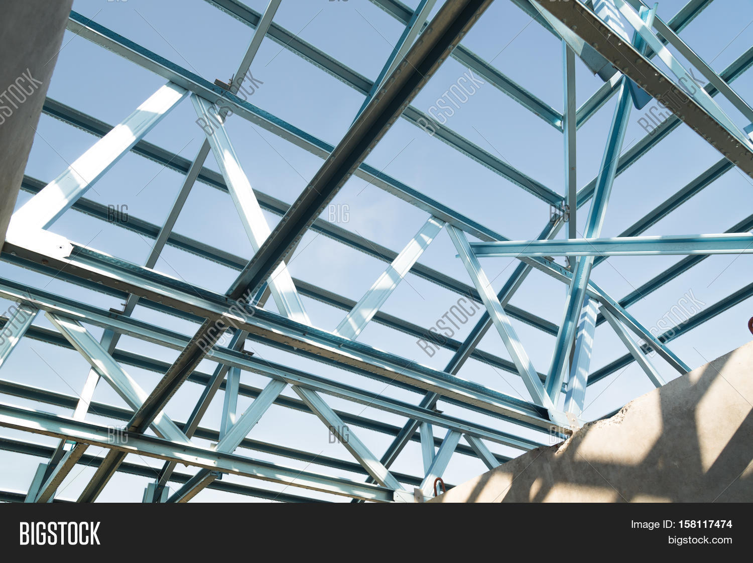 Structure Steel Roof Image & Photo (Free Trial) | Bigstock