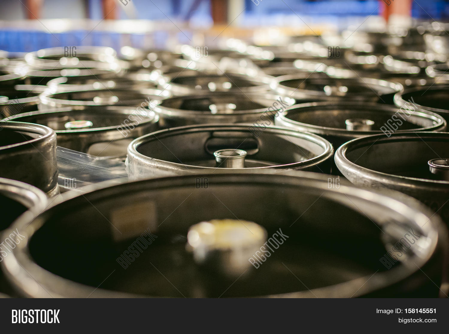 Beer Kegs. Many Metal Image & Photo (Free Trial) | Bigstock
