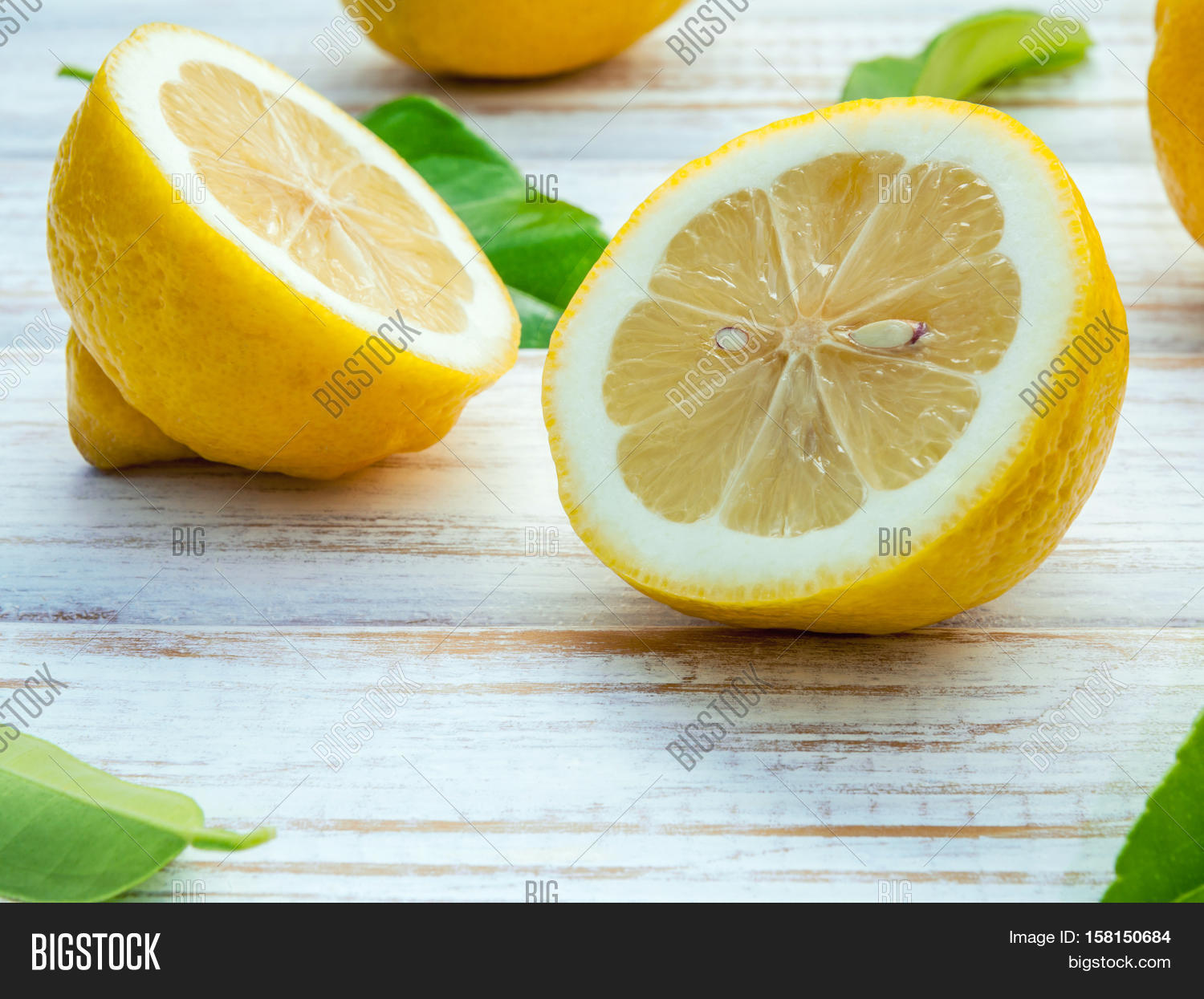 Closeup Fresh Lemons Image & Photo (Free Trial) | Bigstock