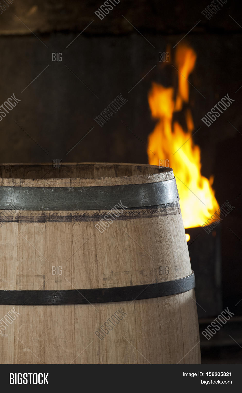 Toasting Oak Barrel Image & Photo (Free Trial) | Bigstock