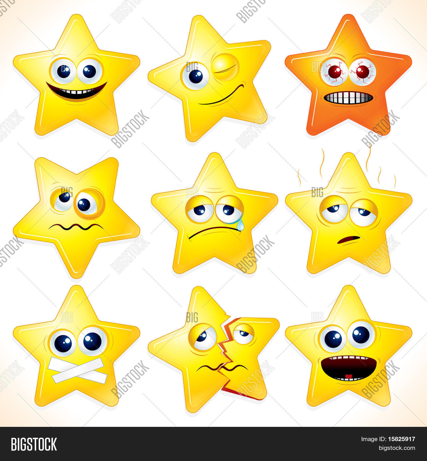 Smiley Cartoon Stars Image & Photo (Free Trial) | Bigstock